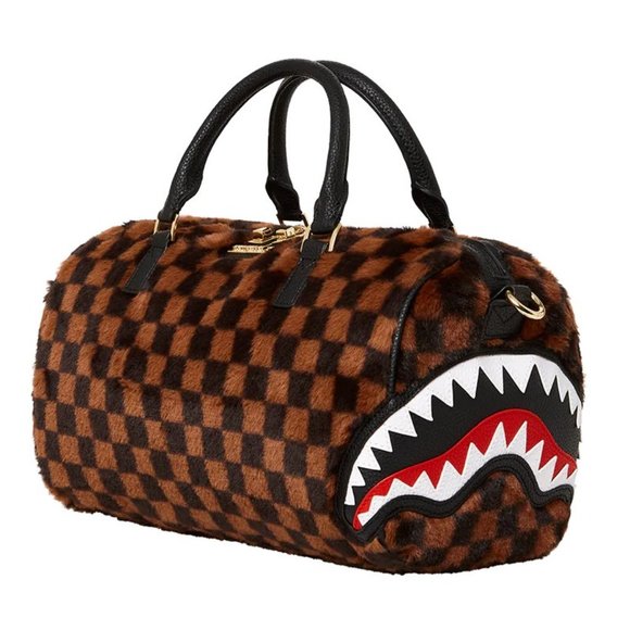 Sprayground | Bags | Furrr Sharks In Paris Mini Duffle Brand New | Poshmark